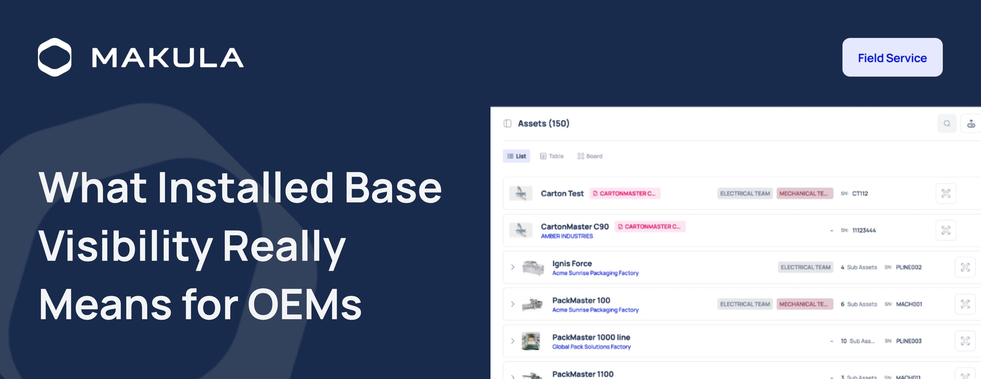 What Installed Base Visibility Really Means for OEMs - Makula