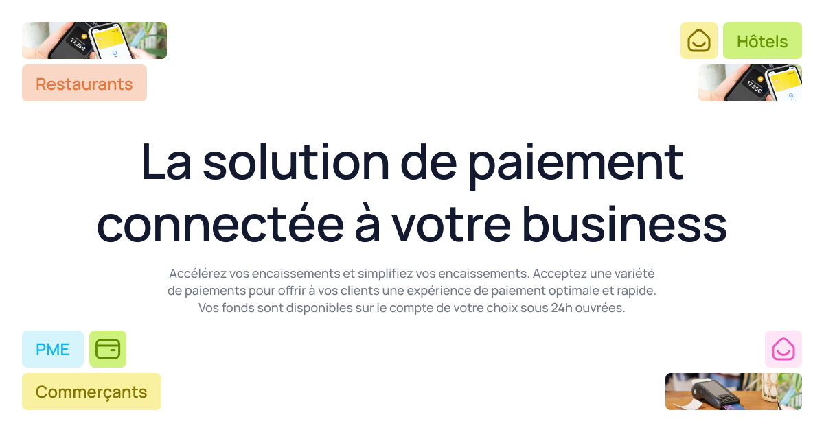 Encaissez en mobilité | Smile&Pay