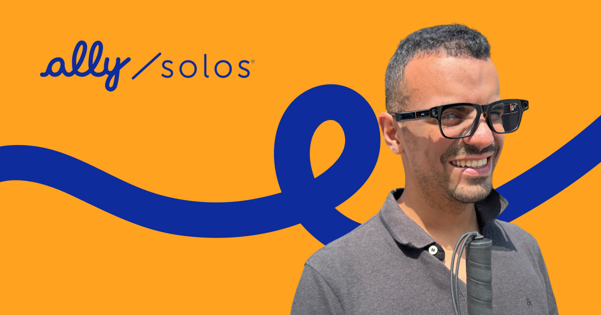Ally Solos Glasses – AI Smart Glasses for Blind & Low Vision
