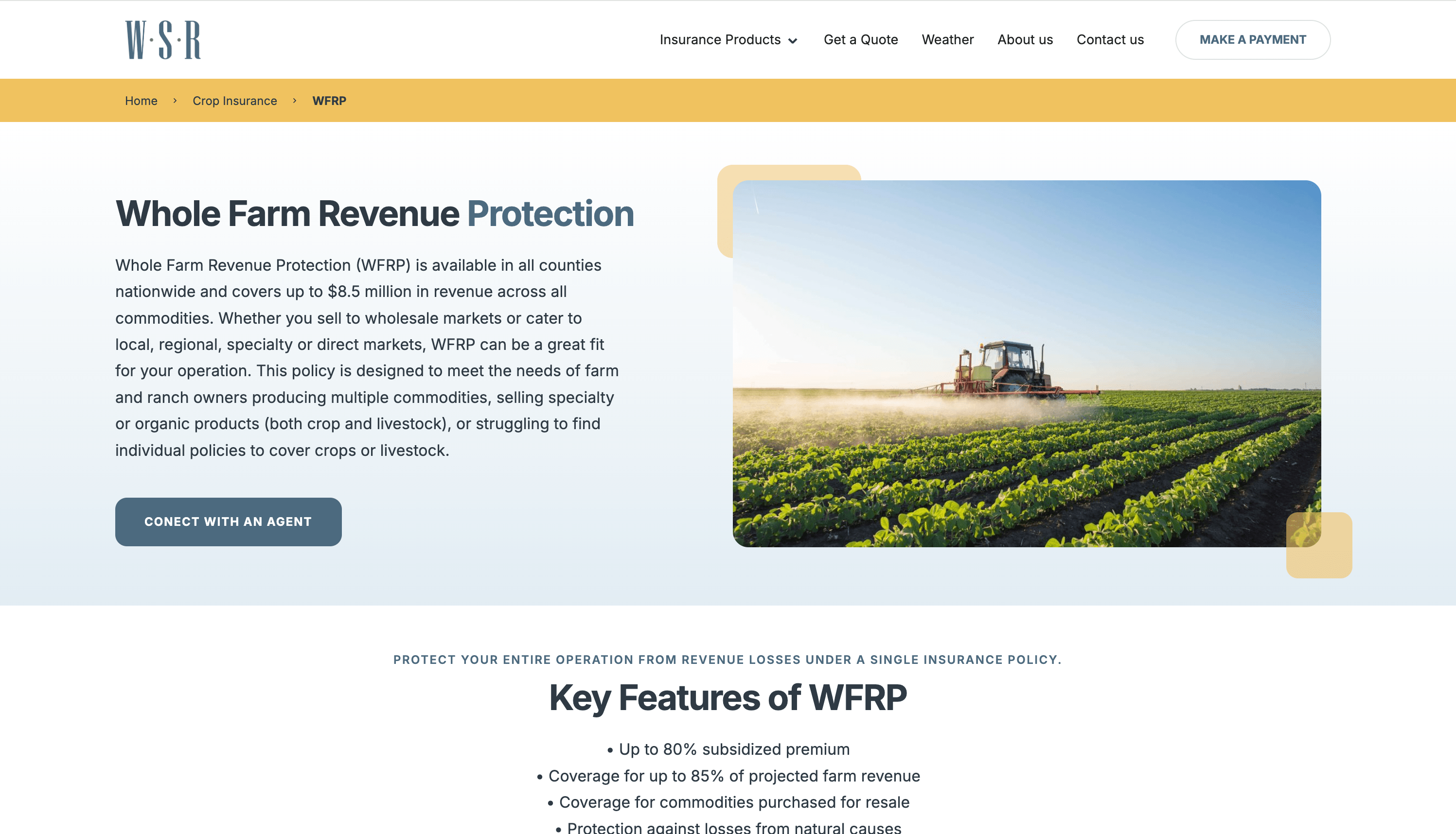 Whole Farm Revenue Protection Insurance | Comprehensive Coverage for ...