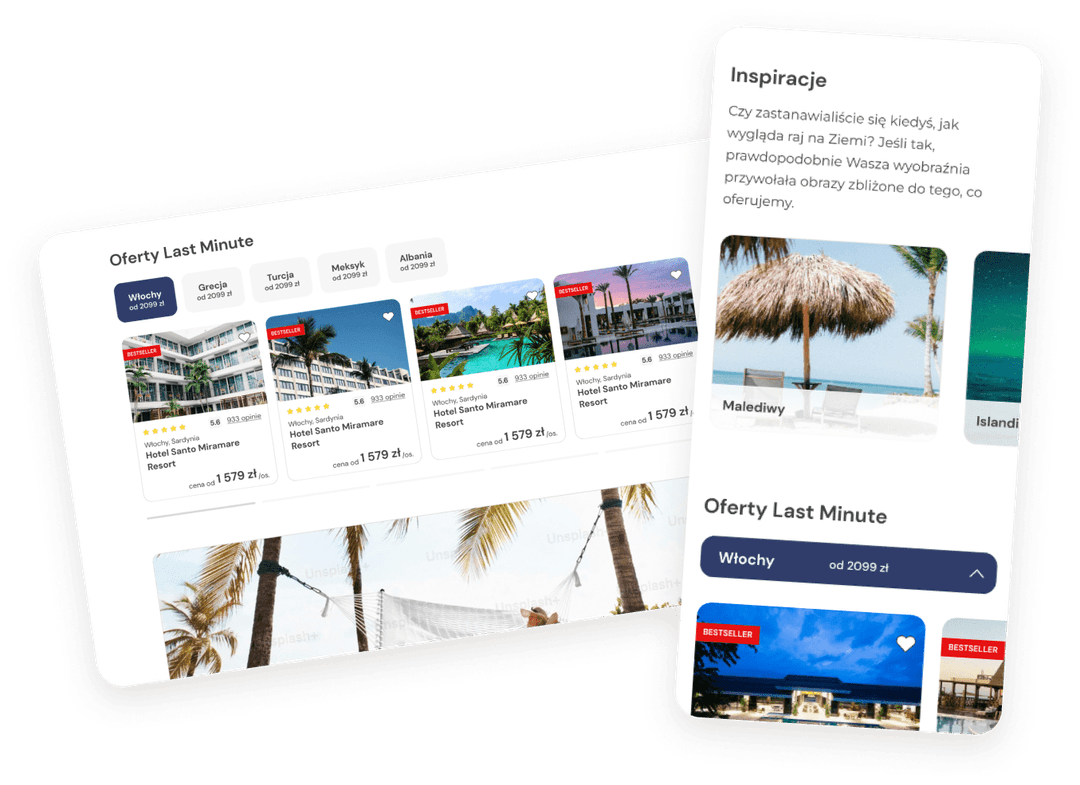 Resabee E-Commerce - strona www | Resabee Travel Tech