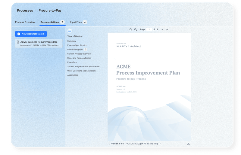 Klarity Architect - Transform Your Documentation and Processes