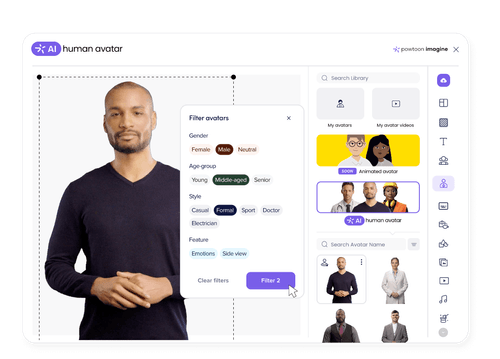 Bring Your Content to Life with Powtoon's AI Avatars