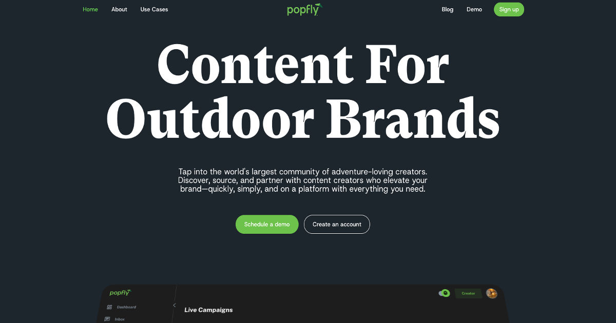 Popfly - Content and Creator Collaboration for Social Commerce