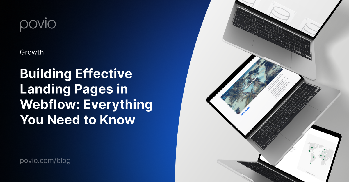 Webflow Landing Page Development