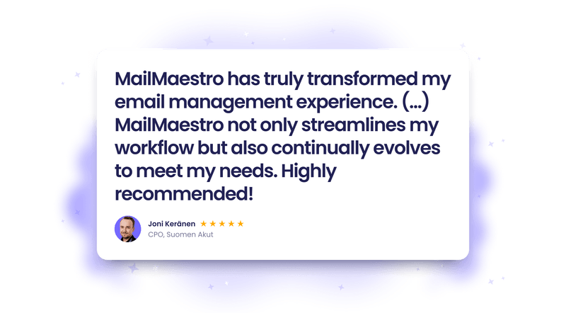 AI Email Management for Professionals | Start for Free | MailMaestro
