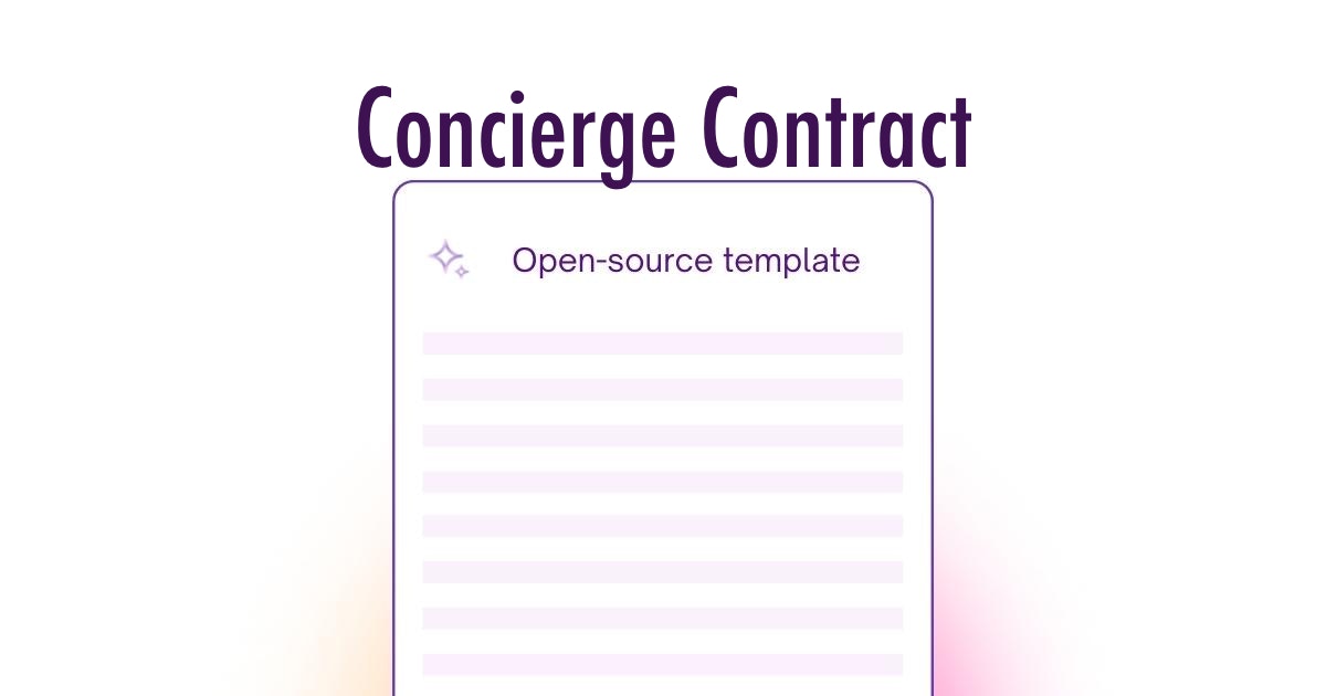 Concierge Contract Template - UK