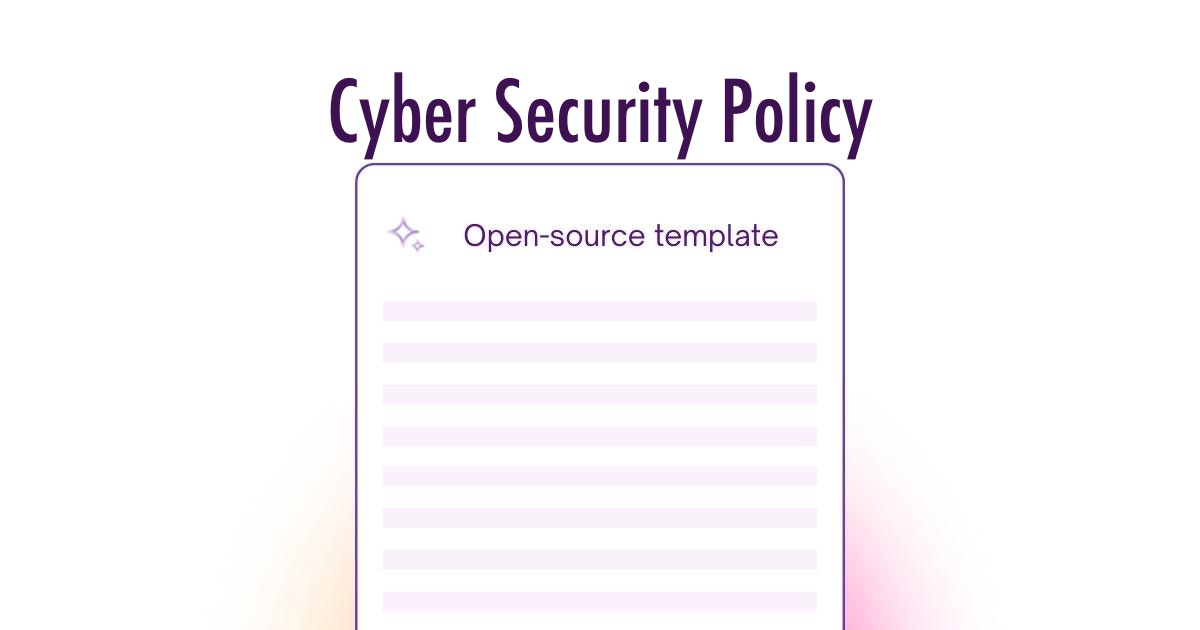 Cyber Security Policy Template - UK