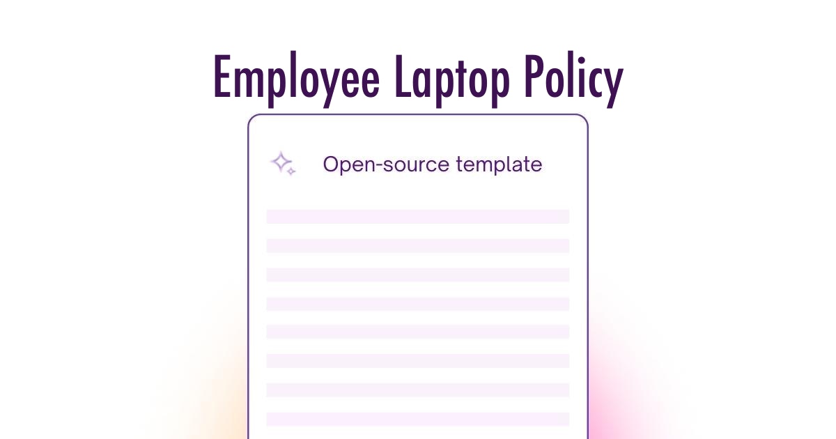Employee Laptop Policy Template - UK