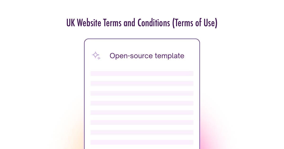 UK Website Terms and Conditions (Terms of Use) Template - UK
