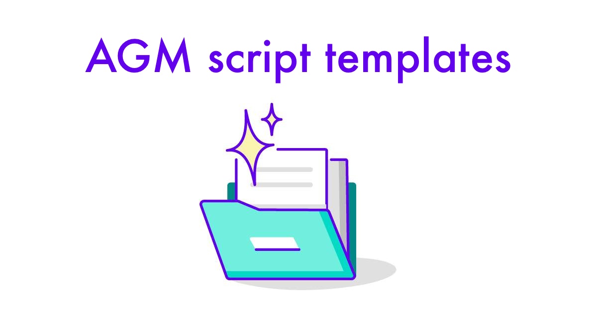 📰 AGM script templates tailored to you with Legal AI