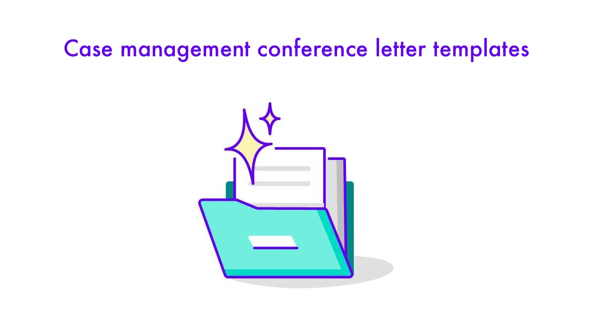 ⚖️ Case management conference letter templates tailored to you with ...