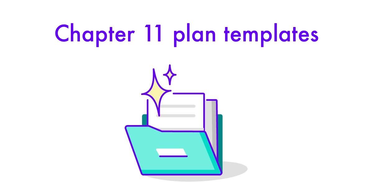 🔖 Chapter 11 plan templates tailored to you with Legal AI