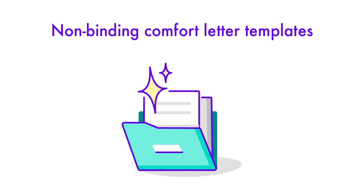️ Non-binding comfort letter templates tailored to you with Legal AI