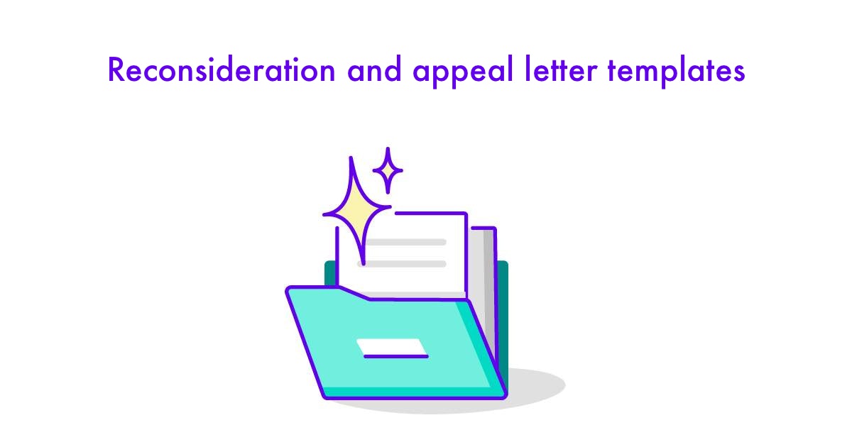 ⚖️ Reconsideration and appeal letter templates tailored to you with ...