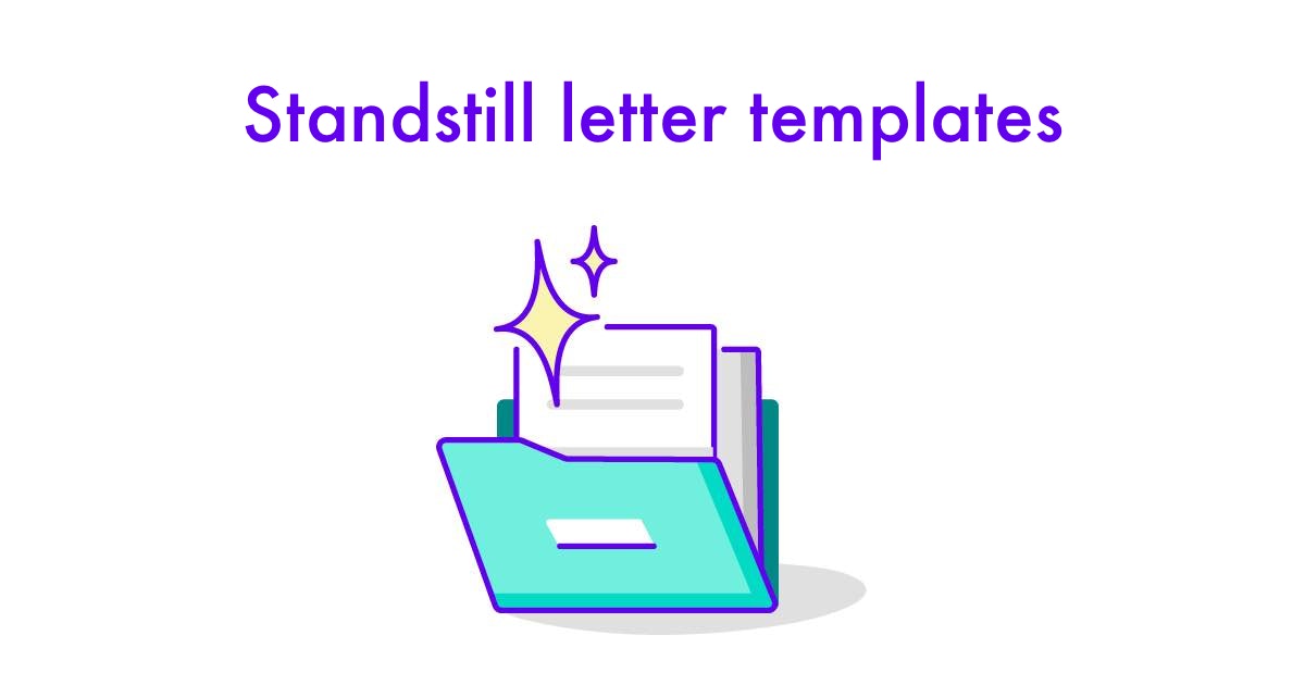 🖊️ Standstill letter templates tailored to you with Legal AI