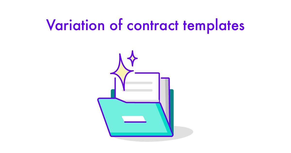 📂 Variation of contract templates tailored to you with Legal AI