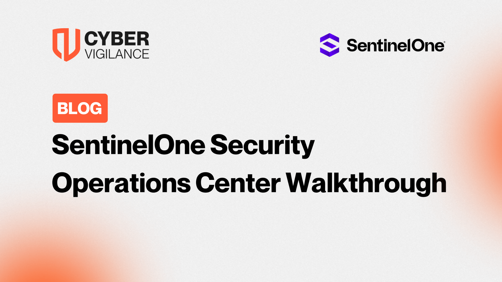 SentinelOne Security Operations Centre View | Cyber Vigilance