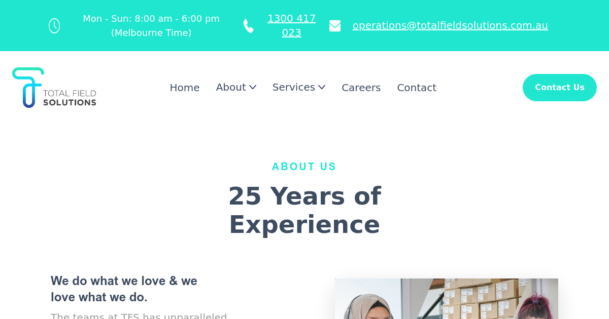 About Us | Total Field Solutions