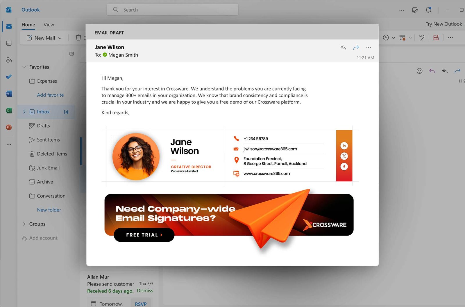 Most Trusted Email Signature Management & Software | Crossware