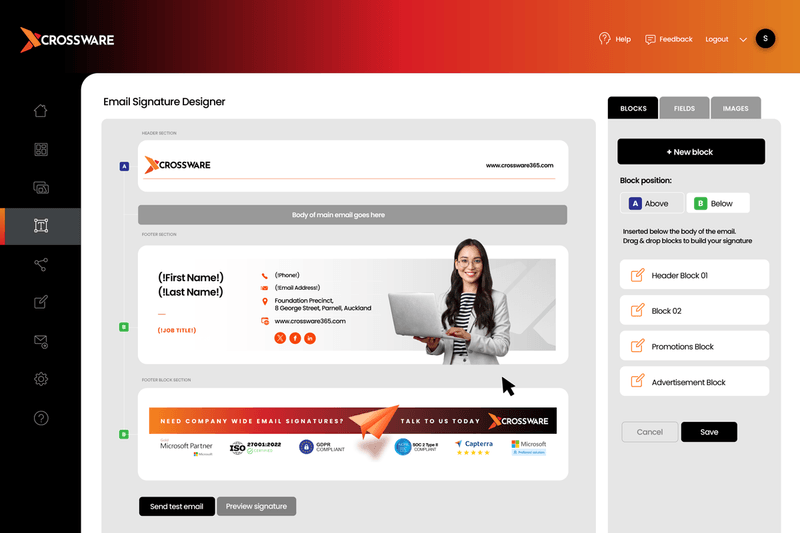 Email Signatures for Microsoft Office 365 | Crossware