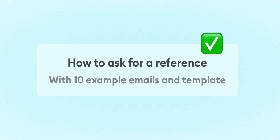 How to | How to ask for a reference with 10 samples and a template