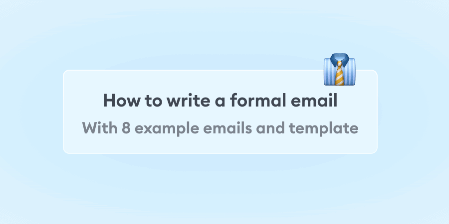 How to | 8 samples on how to send a formal email