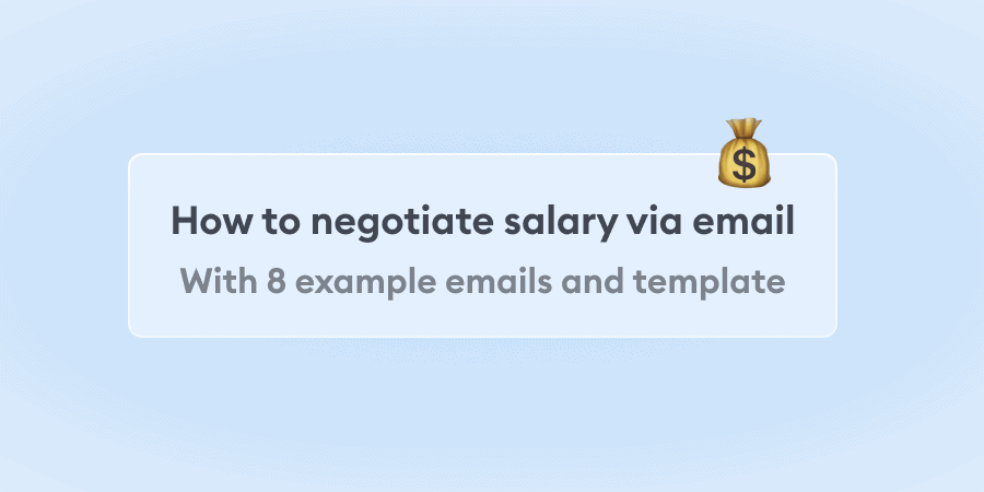 How to | How to negotiate salary via email with 8 samples and a template