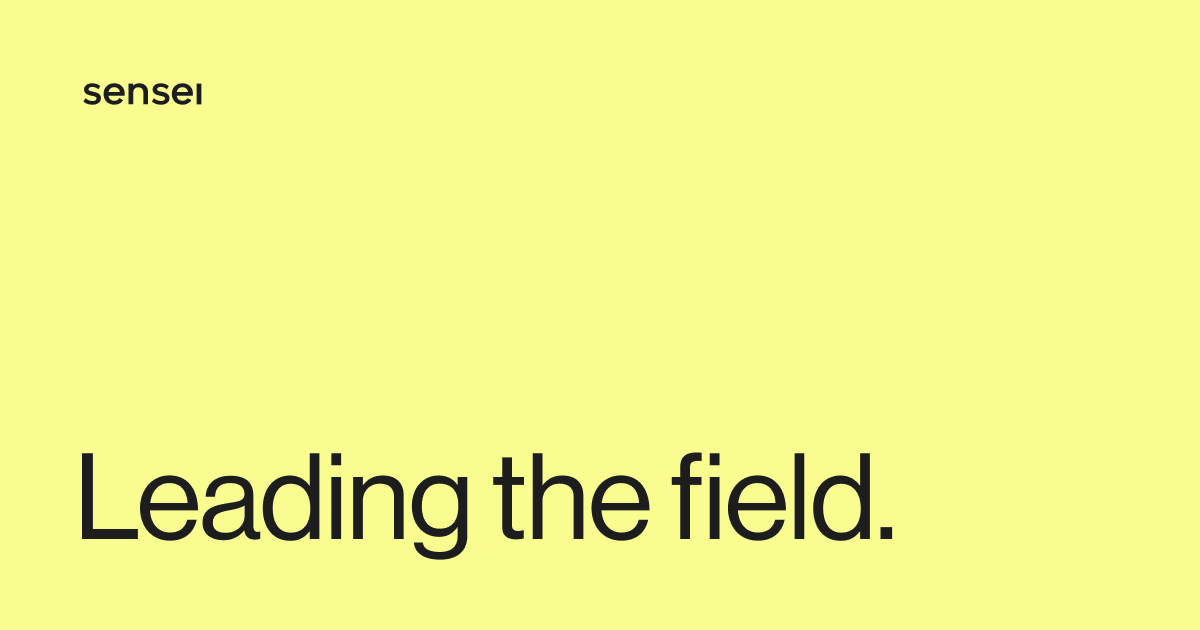Leading The Field - Customer Stories - Sensei