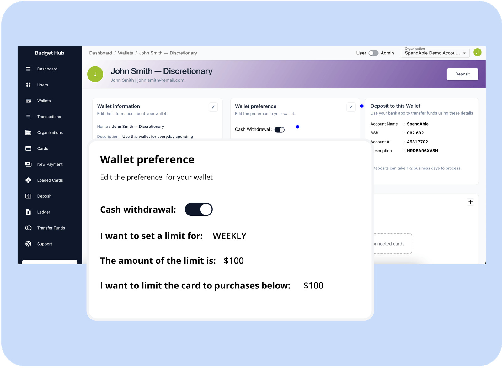 Money Handling App for Participants & Elderly People | SpendAble