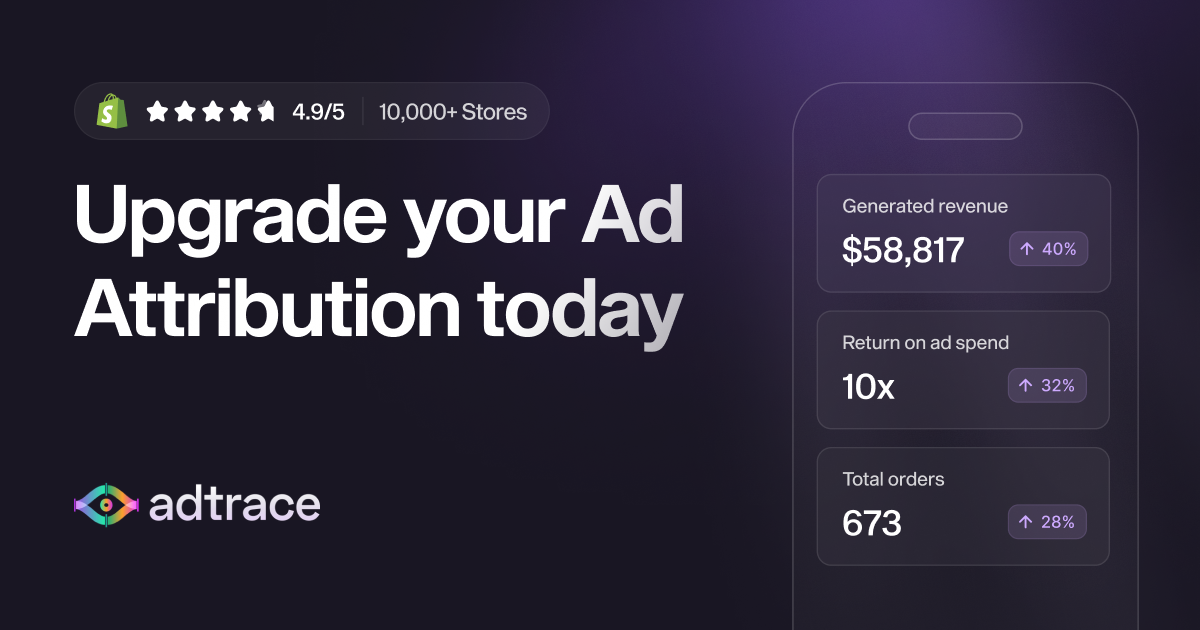 AdTrace: eCommerce Analytics & Ad Attribution Platform