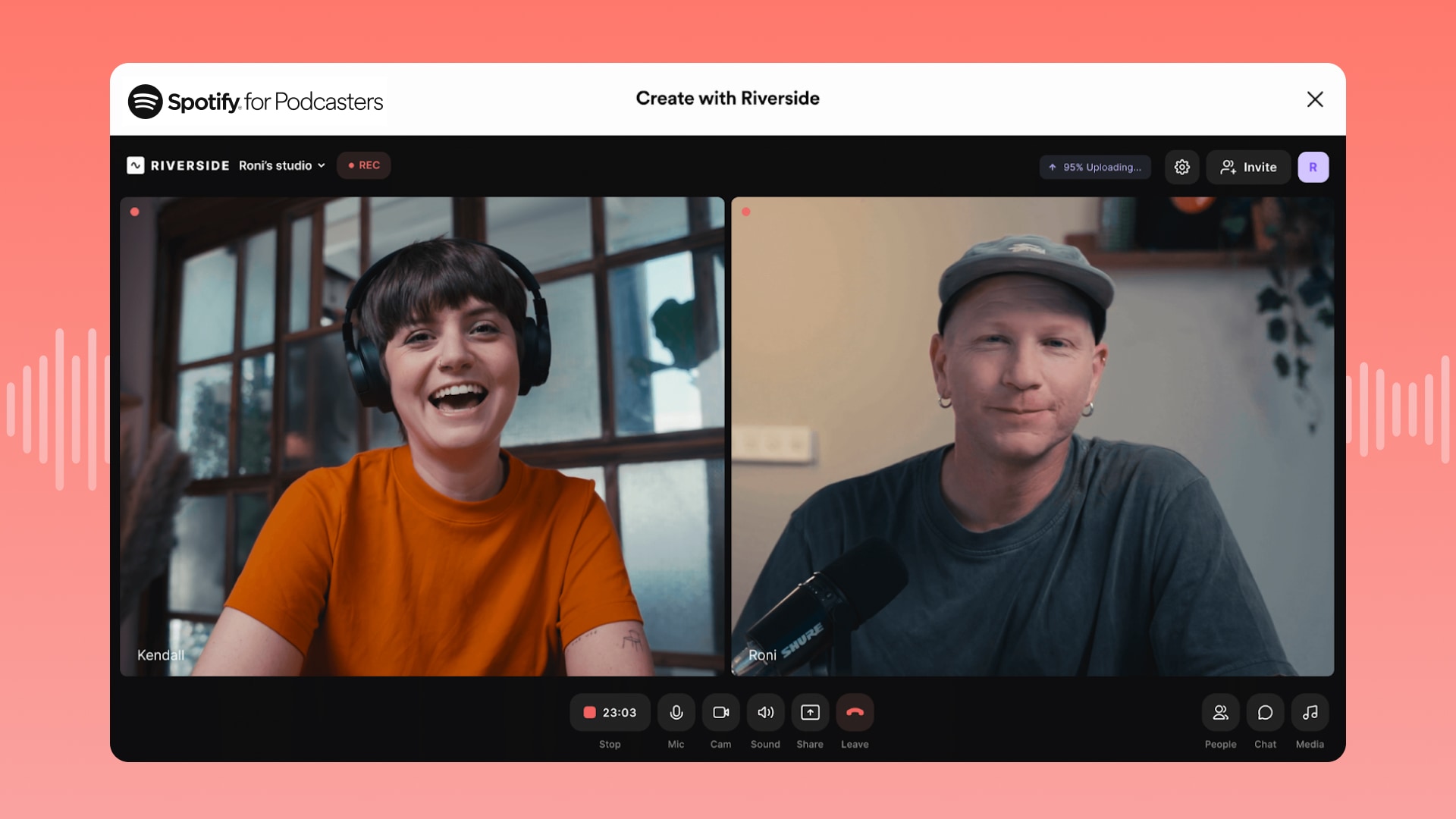 Creating with Riverside on Spotify for Creators