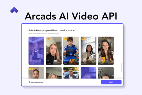 Introducing Arcads AI Video Generator API
