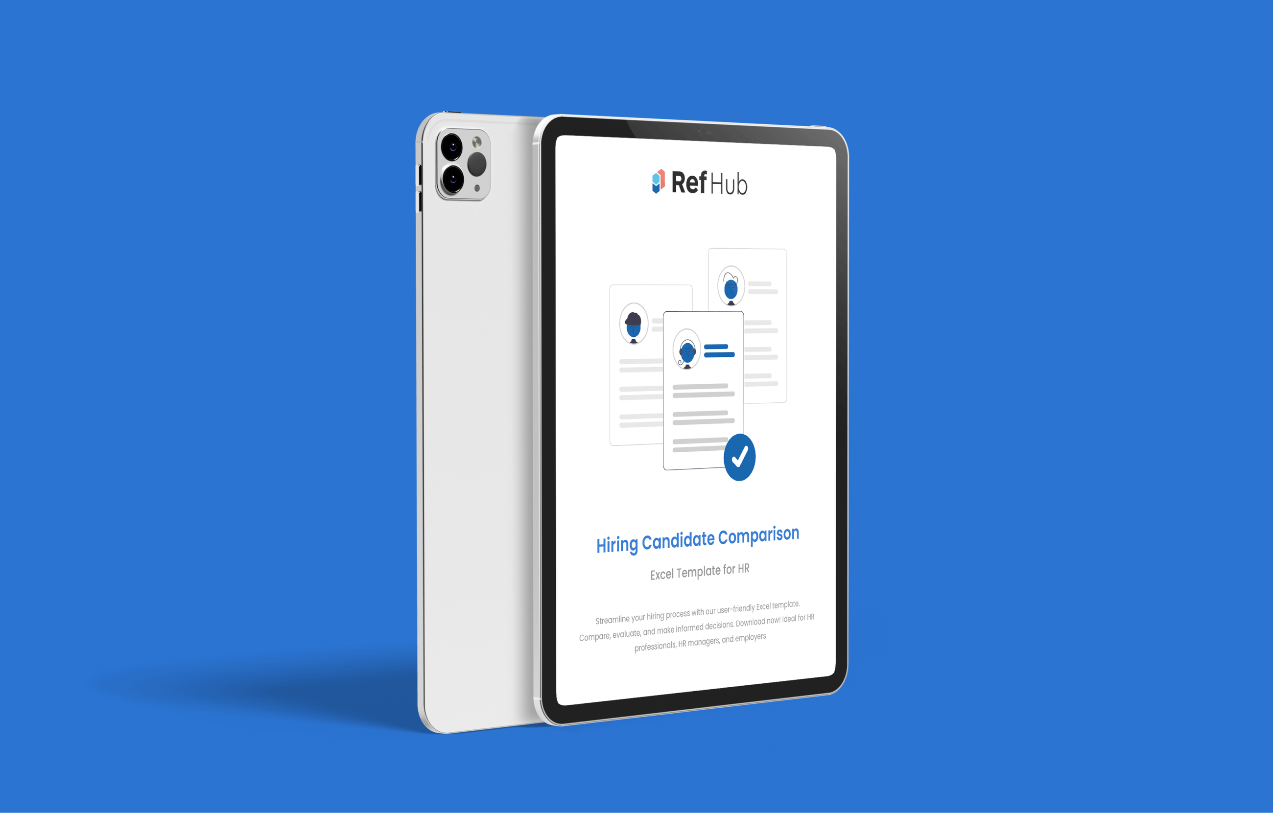 Hiring Candidate Comparison Excel Template for HR | RefHub USA