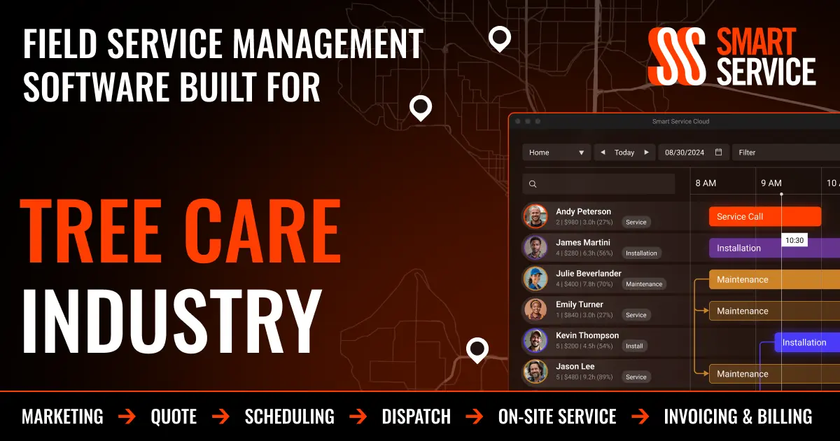Tree Care Service Scheduling Software | Dispatching, Quickbooks Integration