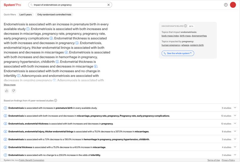 System Pro | Search reinvented for research
