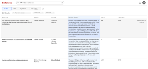 System Pro | Search reinvented for research