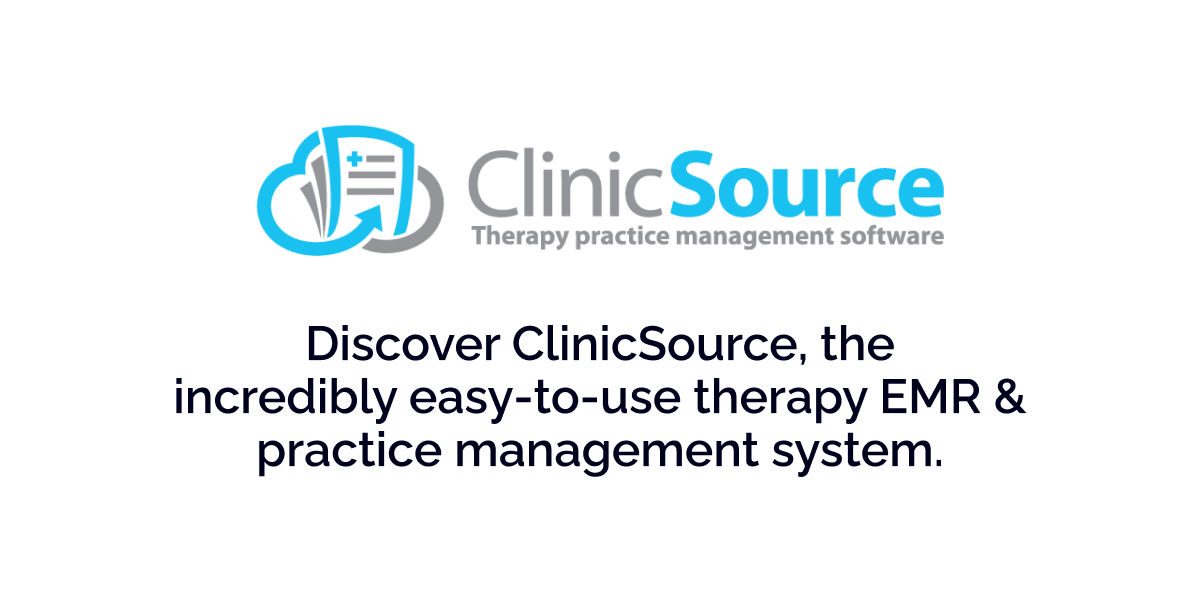 Therapy Practice Management Software | ClinicSource Therapy Practice Management Software | ClinicSource