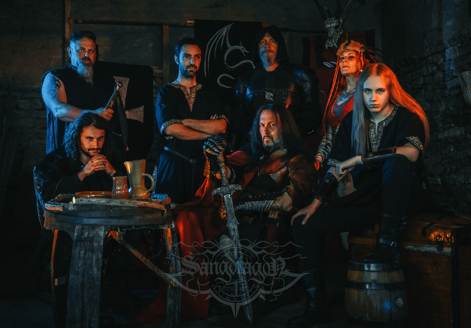 Double vinyle édition limitée album HIEROPHANT de SANGDRAGON - Ulule