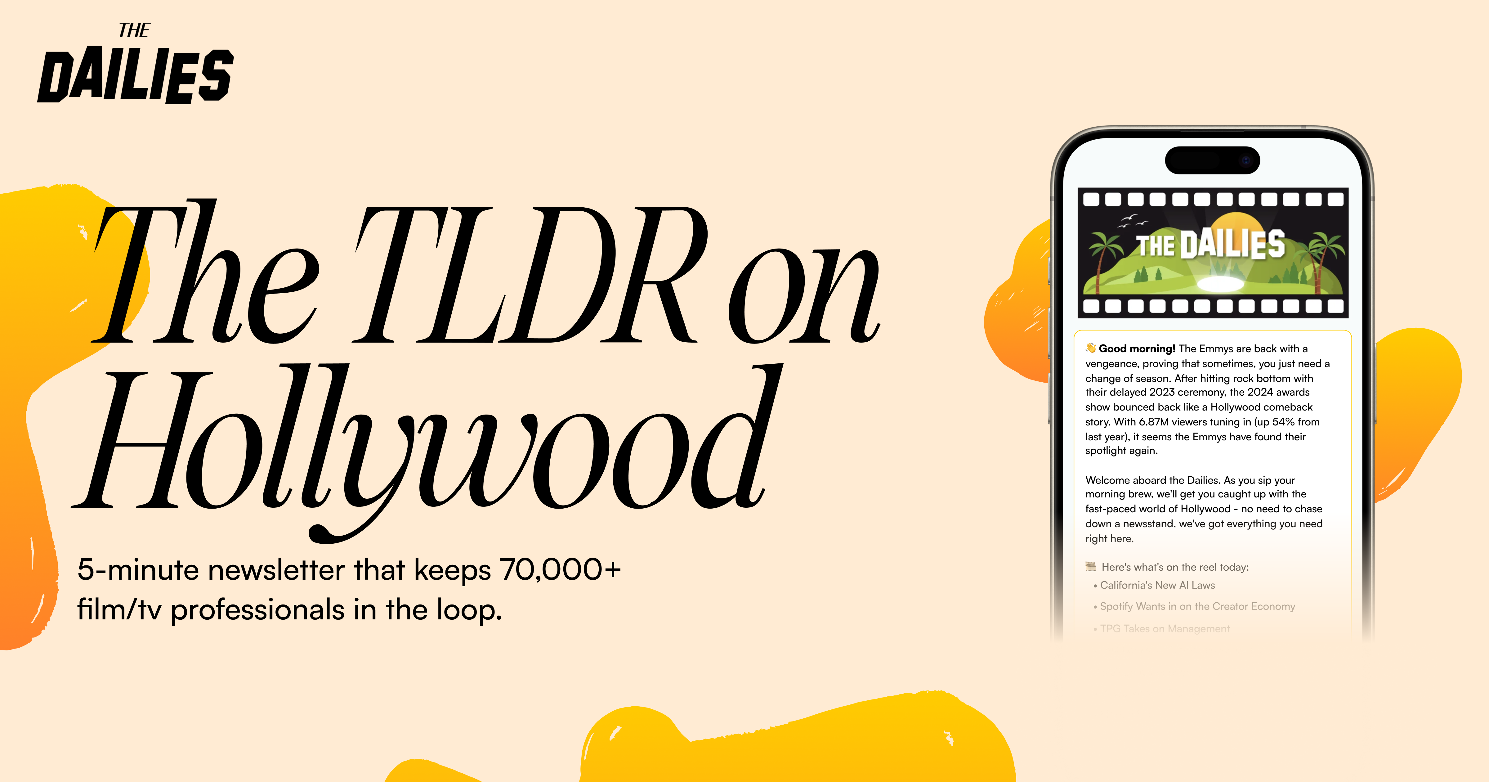 The Dailies Newsletter - The TL;DR on Hollywood