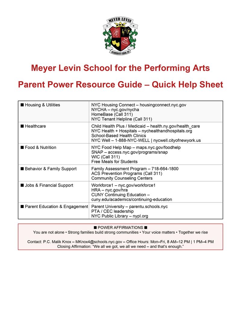 Meyer Levin Middle School for the Performing Arts | Brooklyn, NY