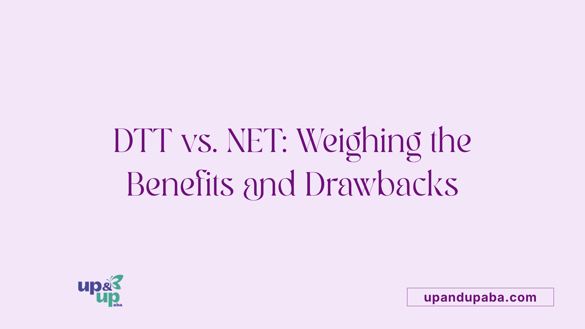 What Are Discrete Trial Training (DTT) Techniques in ABA Therapy? - Up ...