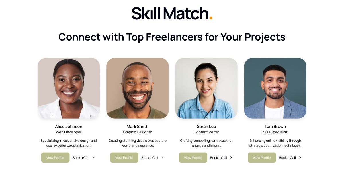 Skill Match - Webflow HTML website template