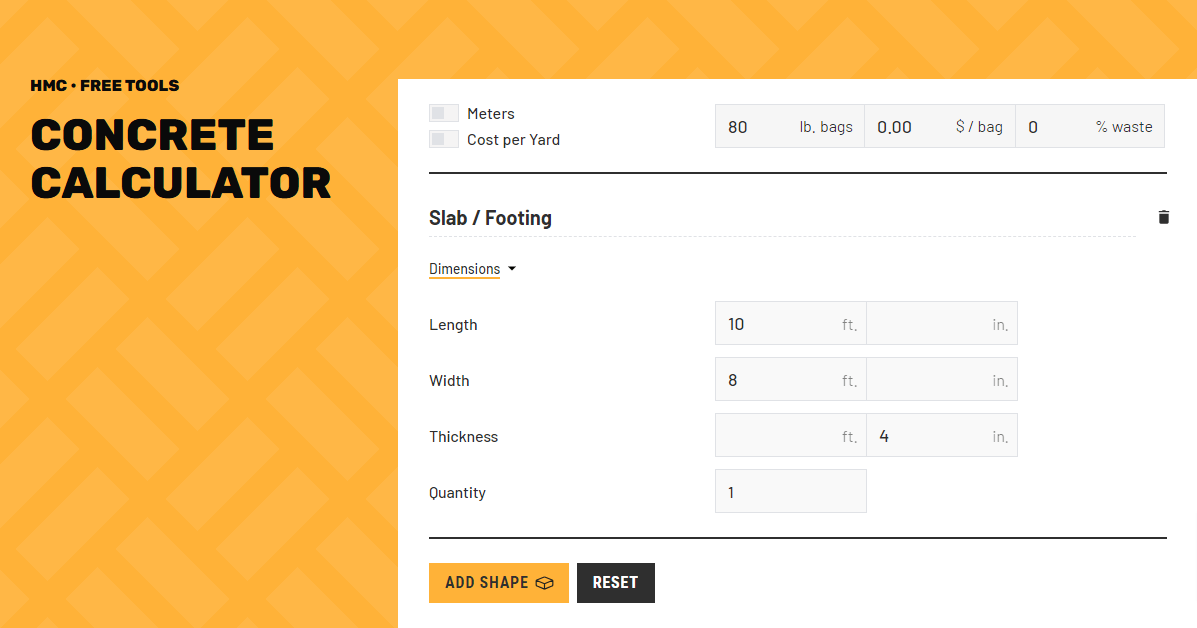 Concrete Yard Calculator — How Much Do I Need?