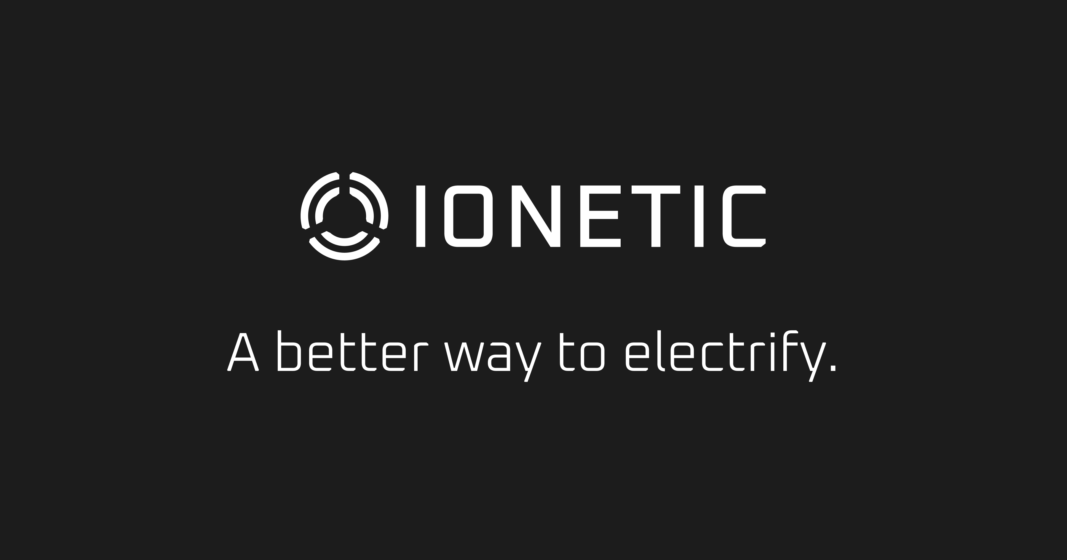 IONETIC | A software-accelerated battery pack technology company