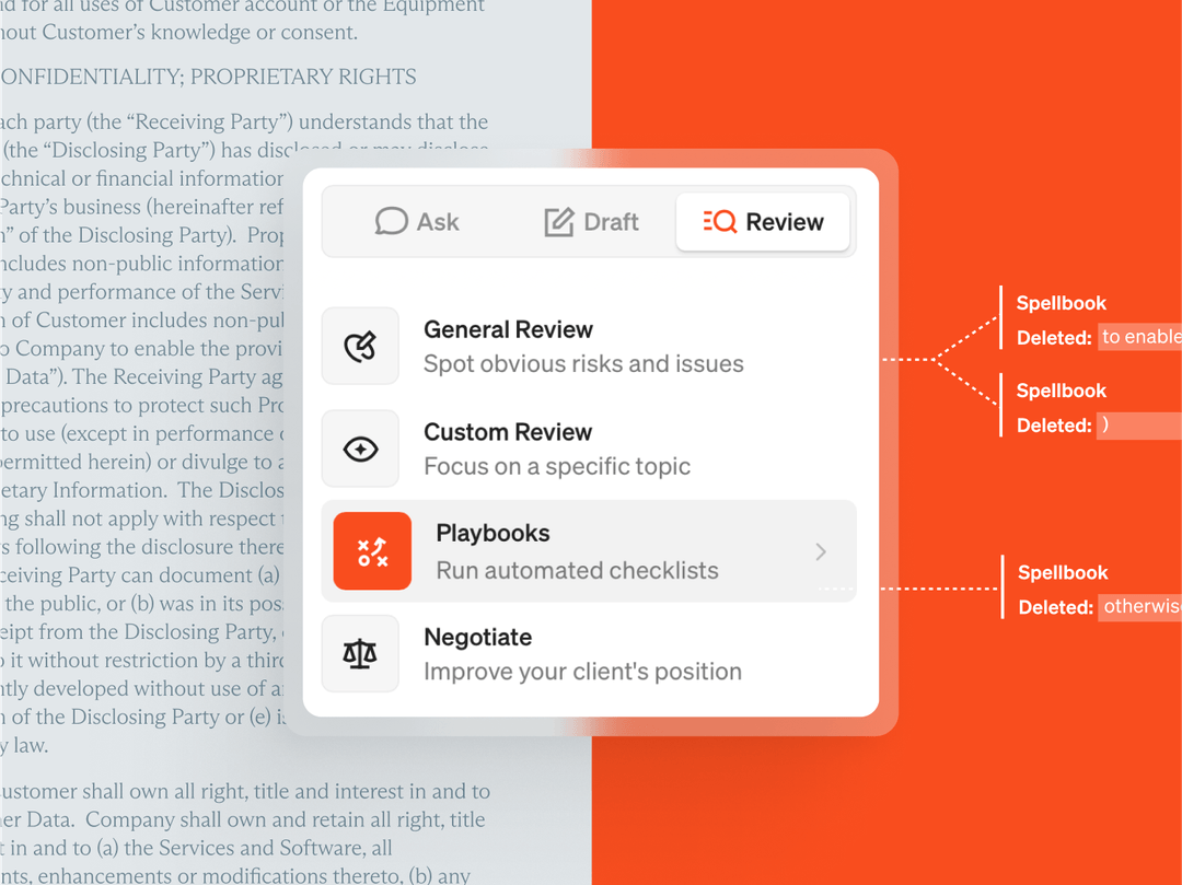 Spellbook - AI Contract Review & Drafting