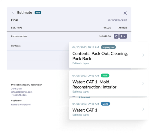 Restoration Estimating Services & Software for Contractors