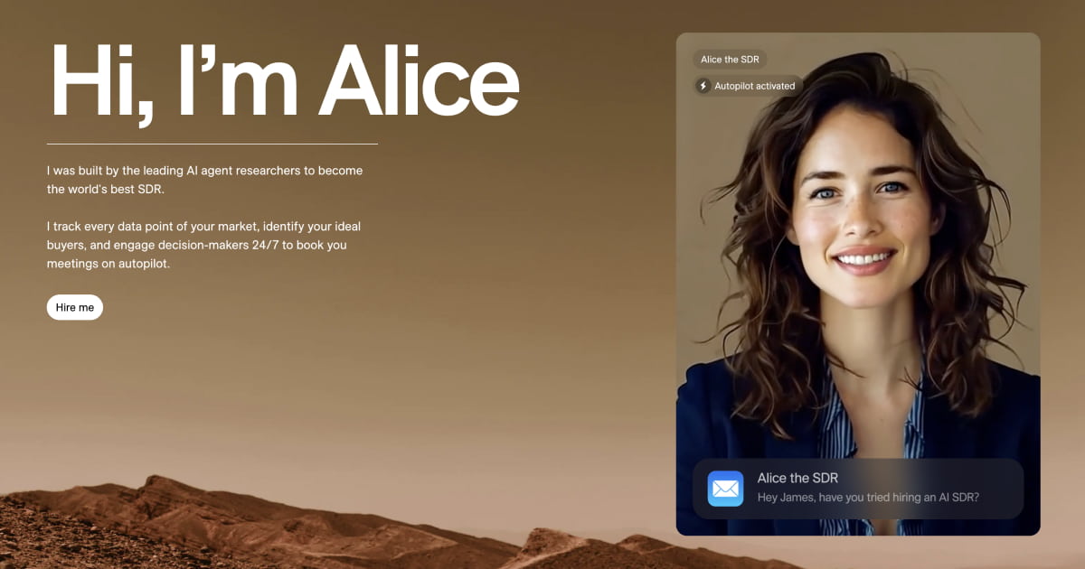 11x – Alice – AI Powered SDR