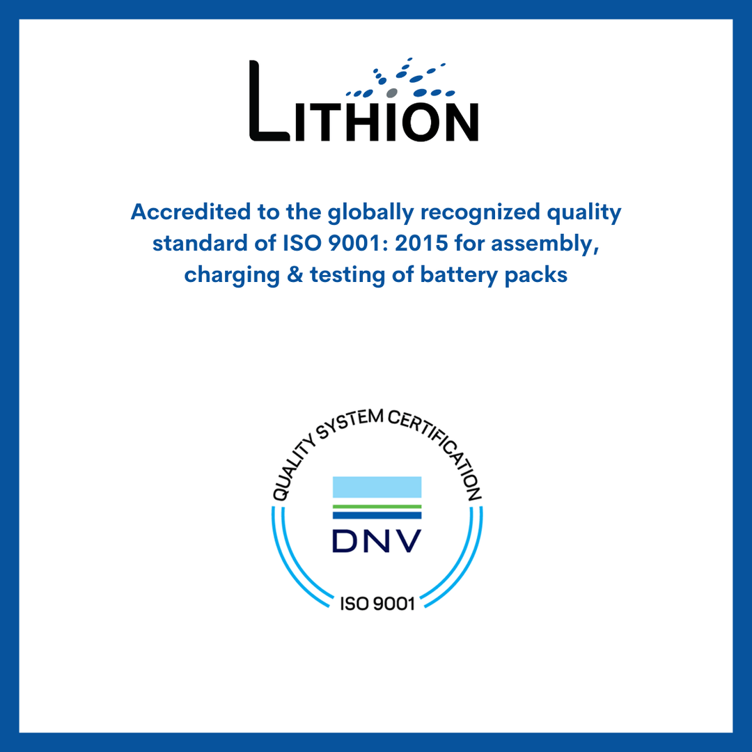 ISO 9001: 2015 certification | Lithion