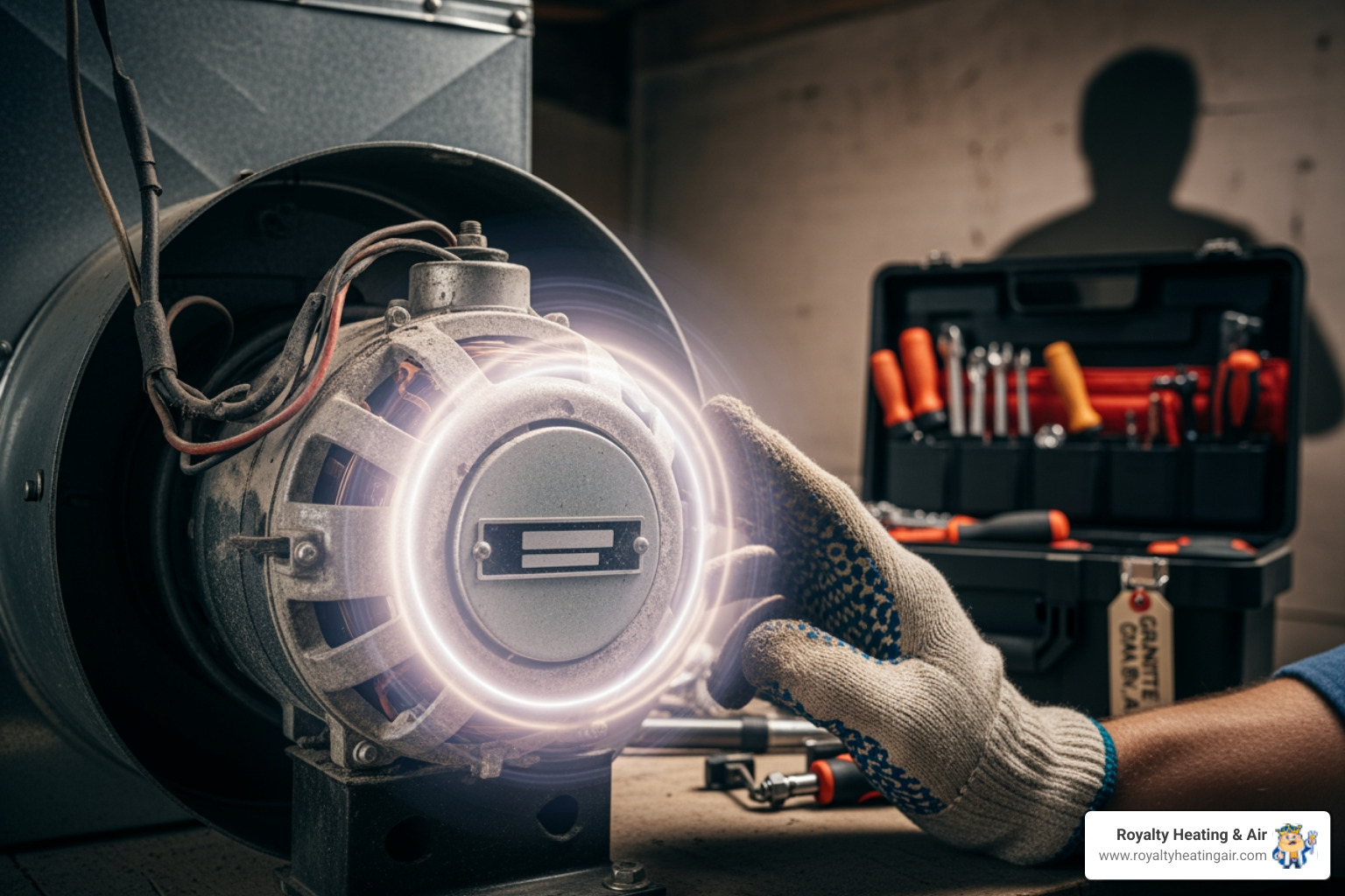 My furnace blower motor is making a loud humming noise. Who can I call ...